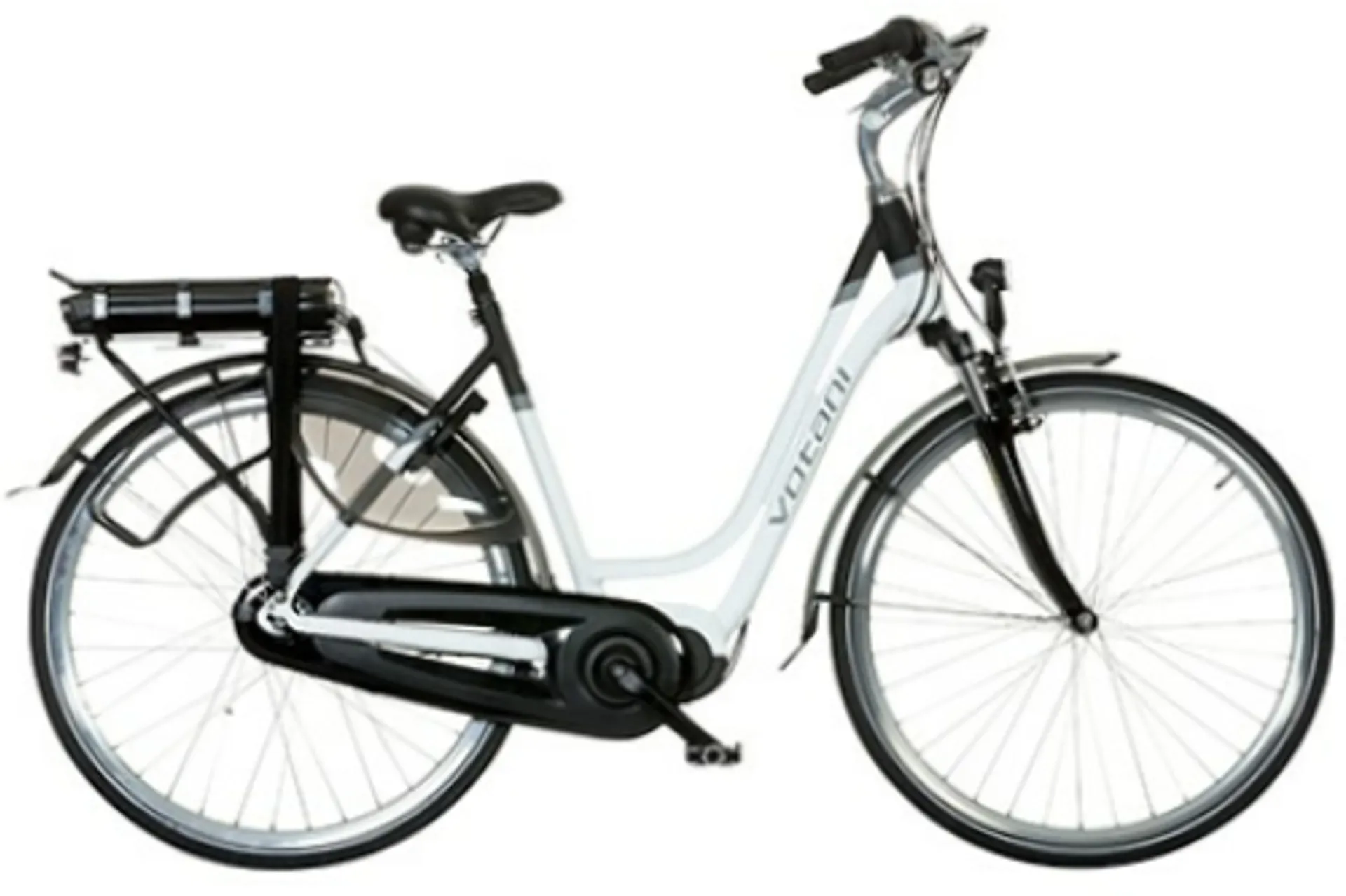 Votani X1 700c Wheel Electric Bike White Mid Drive