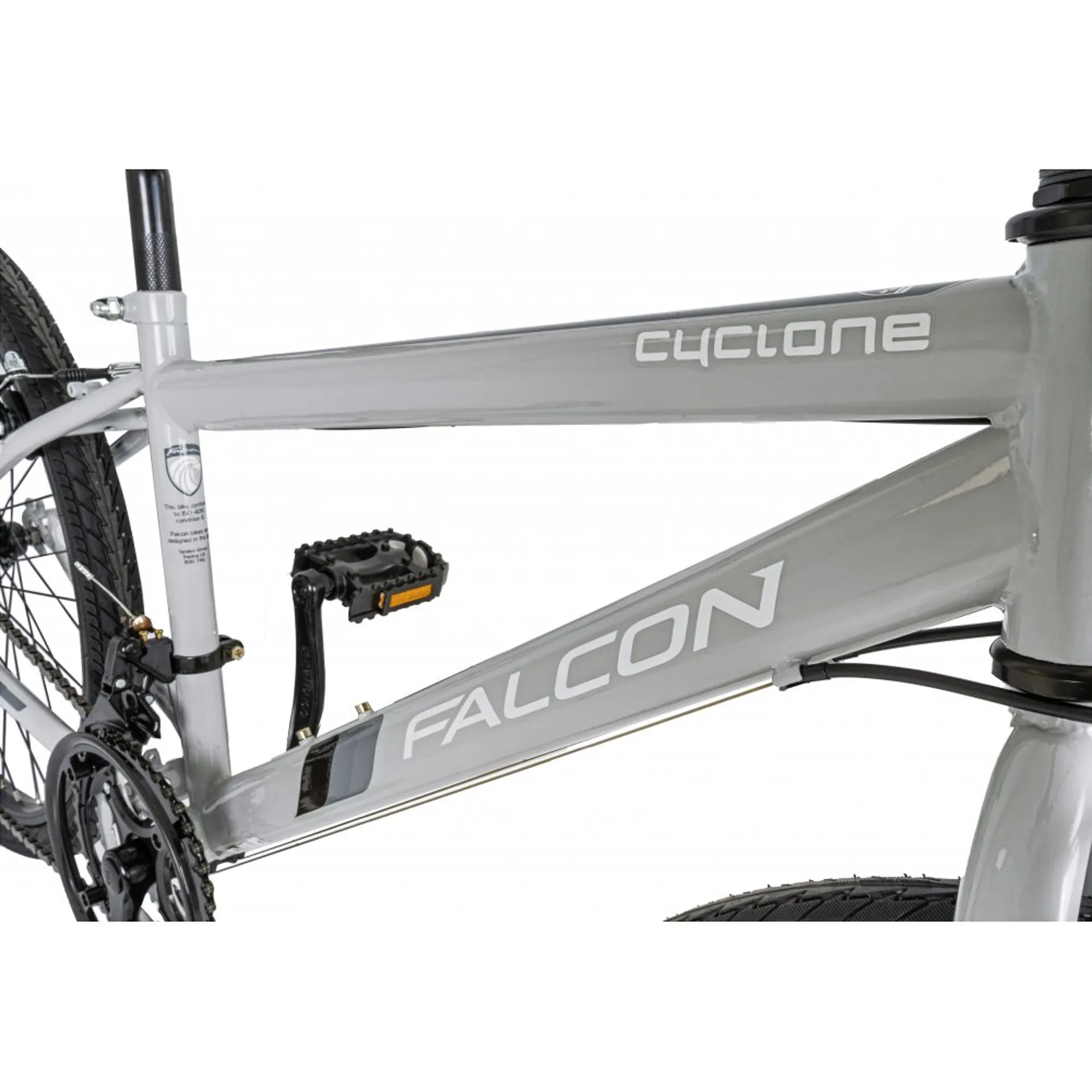 Falcon Cyclone 24 Inch Wheel Kids Bike Silver