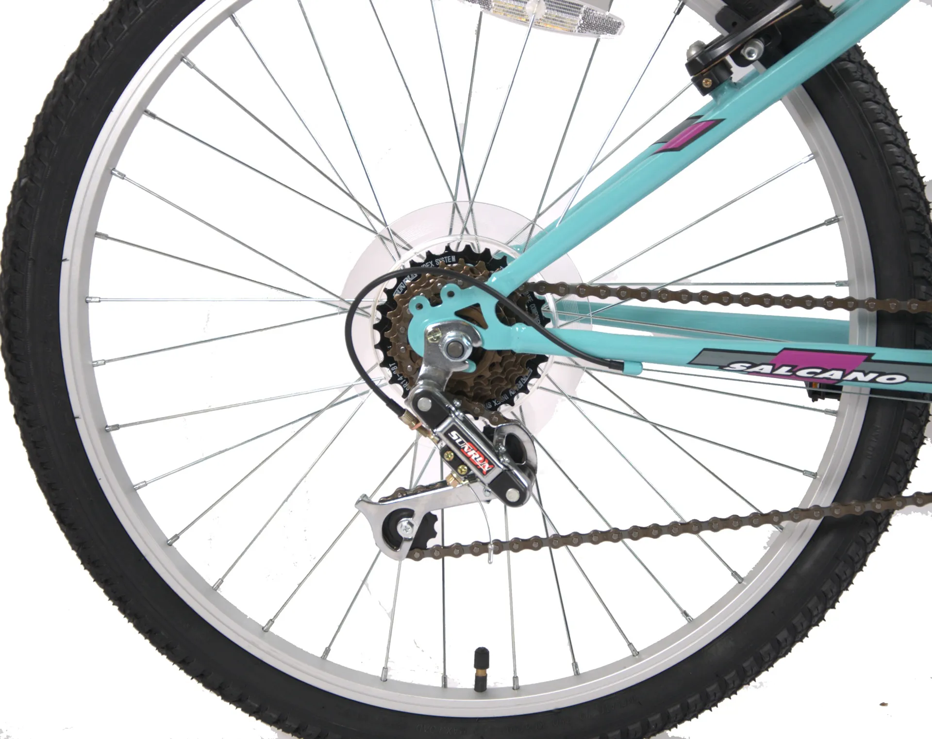 Salcano Excel 24 Inch Wheel Kids Bike Turquoise