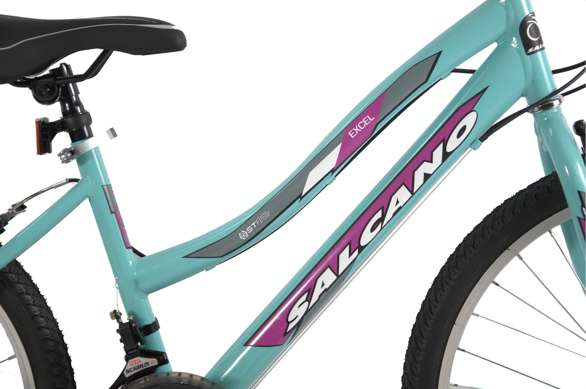 Salcano Excel 24 Inch Wheel Kids Bike Turquoise