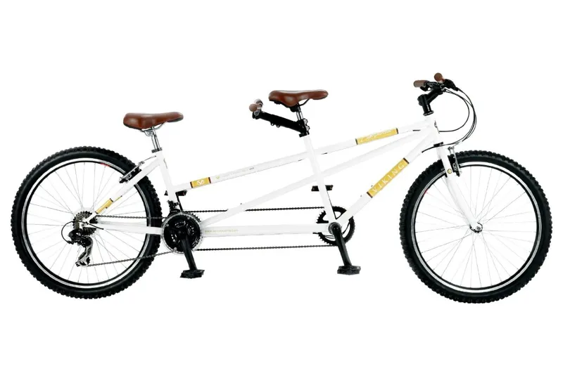 Viking Companion 26 Inch Wheel Tandem Bike White