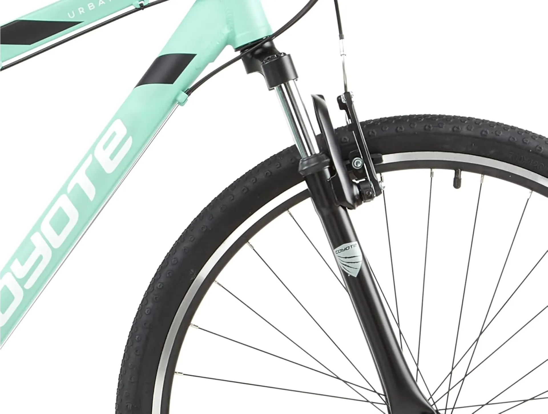 Coyote Urban 700c Sports Hybrid Bike Turquoise