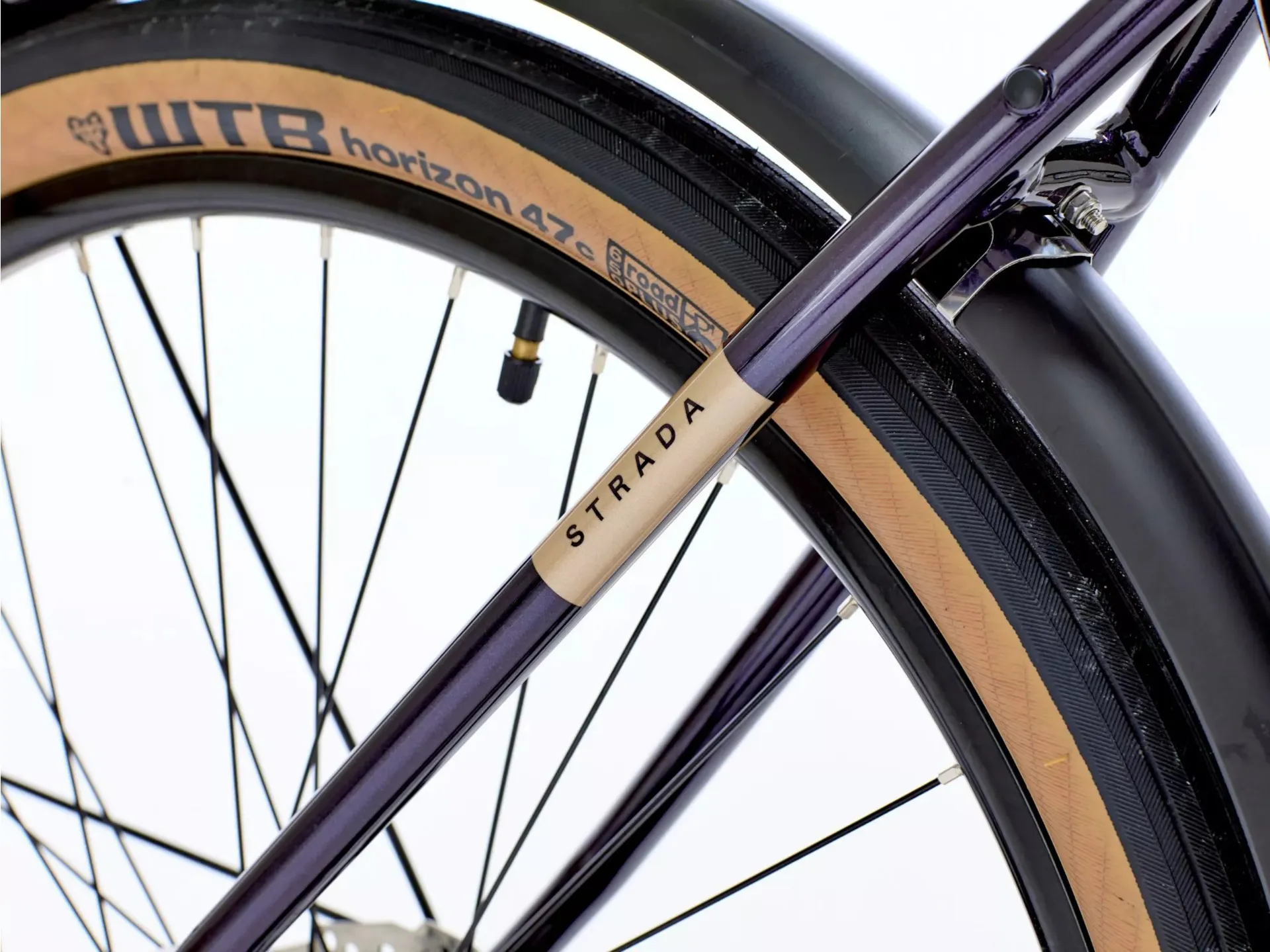 Raleigh Strada City 650B Commuter Hybrid Bike Purple/Gold Crossba