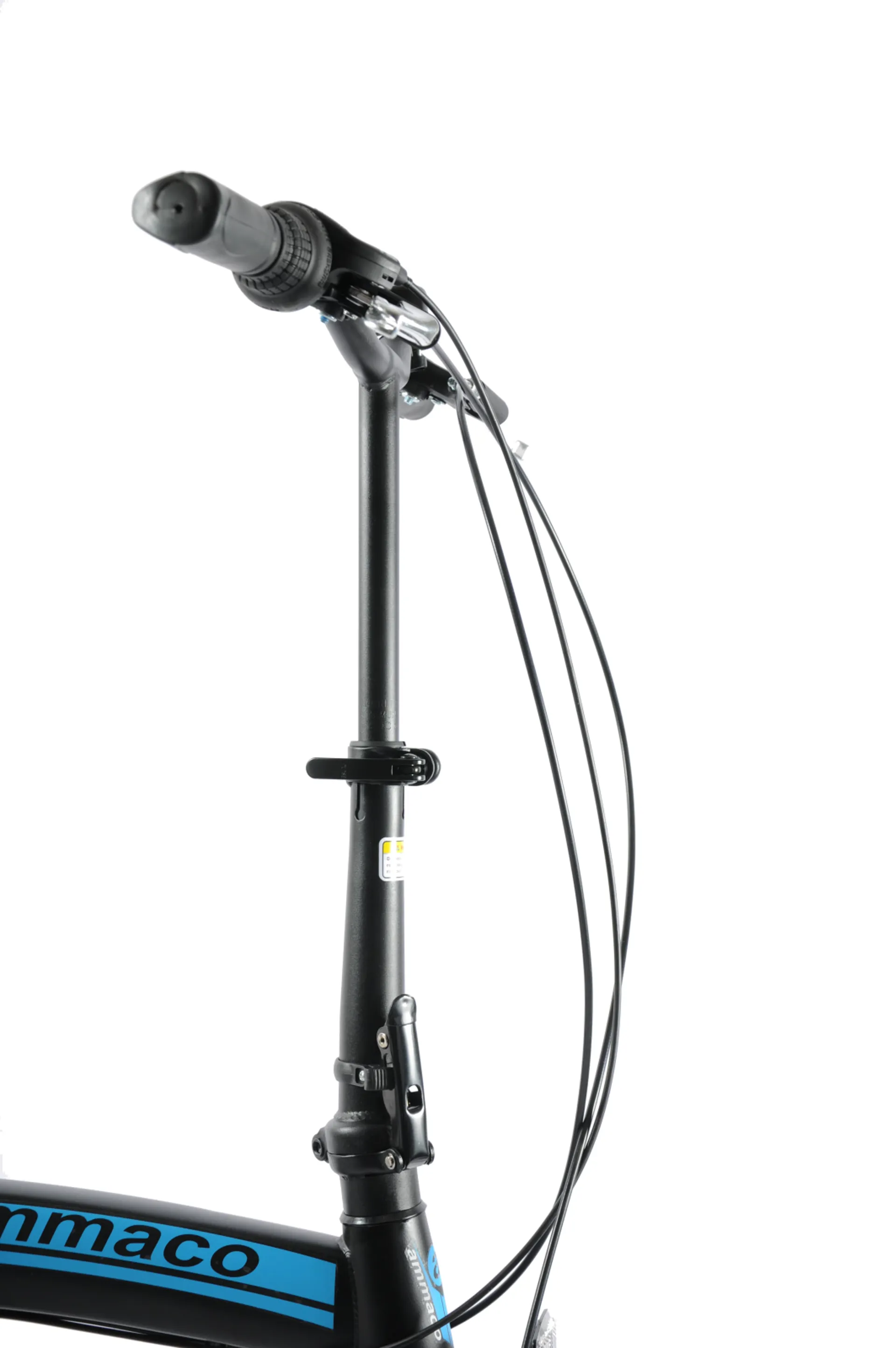 Ammaco Pakka Metro 20 Inch Wheel Folding Bike Black