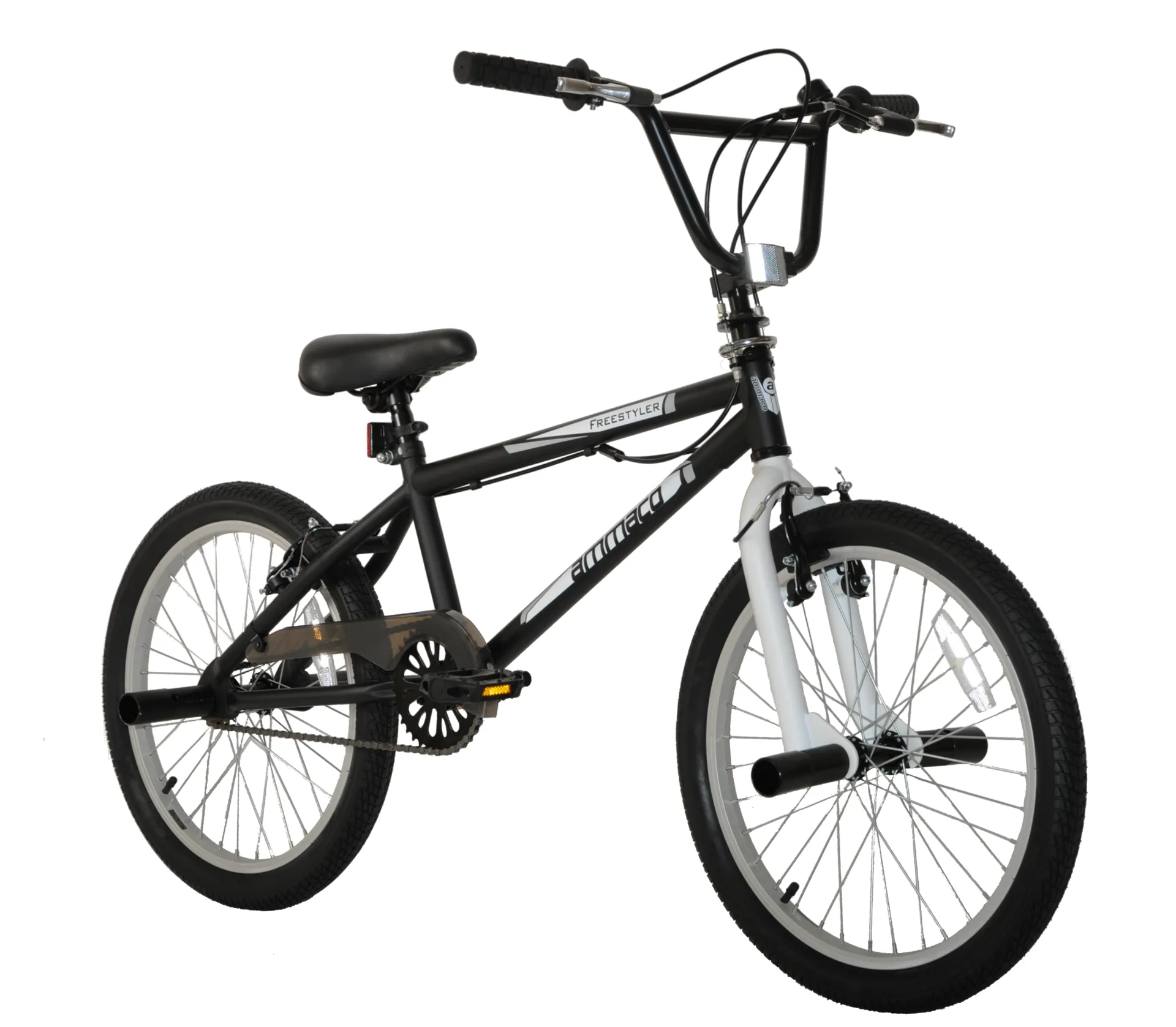Ammaco Freestyler BMX 20 Inch Wheel Kids Bike Black