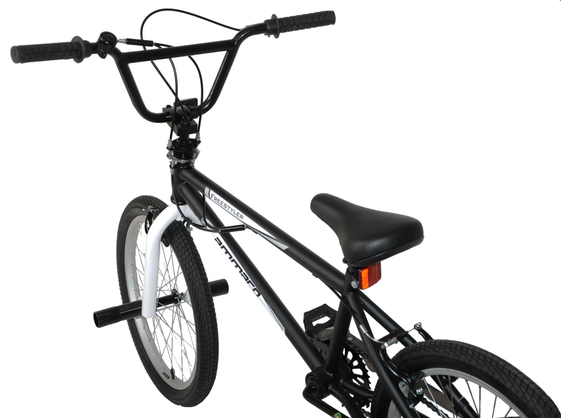 Ammaco Freestyler BMX 20 Inch Wheel Kids Bike Black