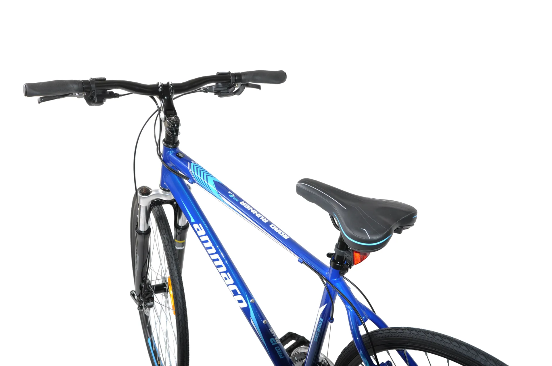 Ammaco Road Runner Pro D Plus 700c Sports Hybrid Blue