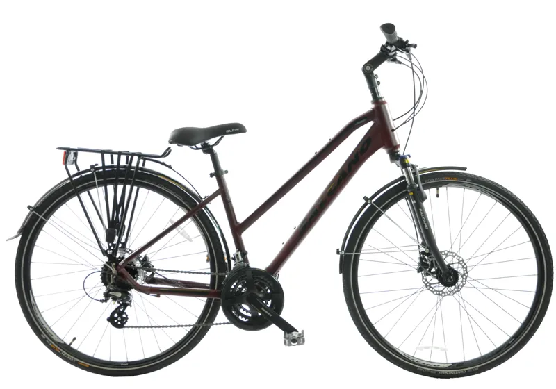 Salcano Istanbul 700c Commuter Hybrid Bike Maroon