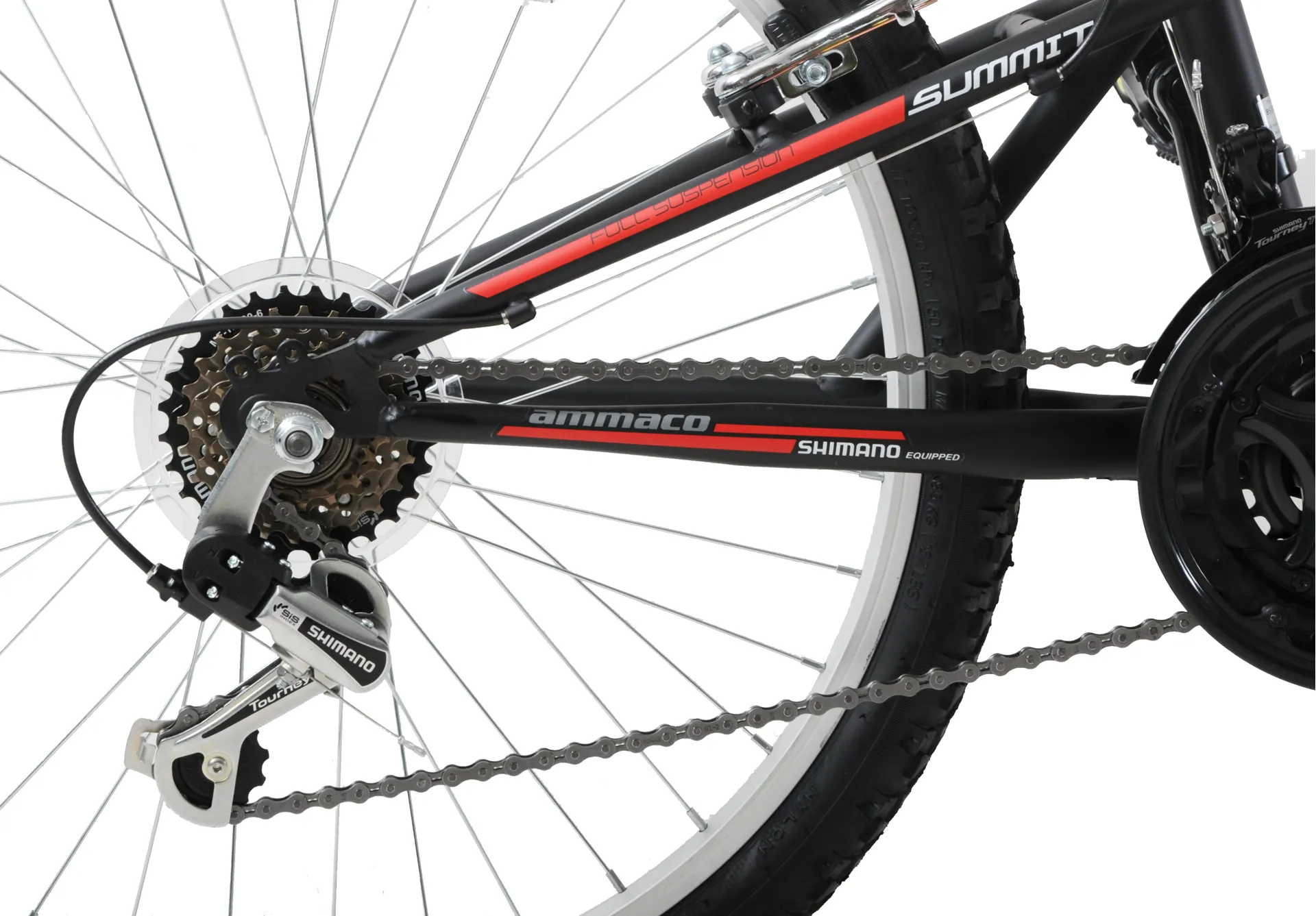 Ammaco Summit 26 Inch Mountain Bike Black