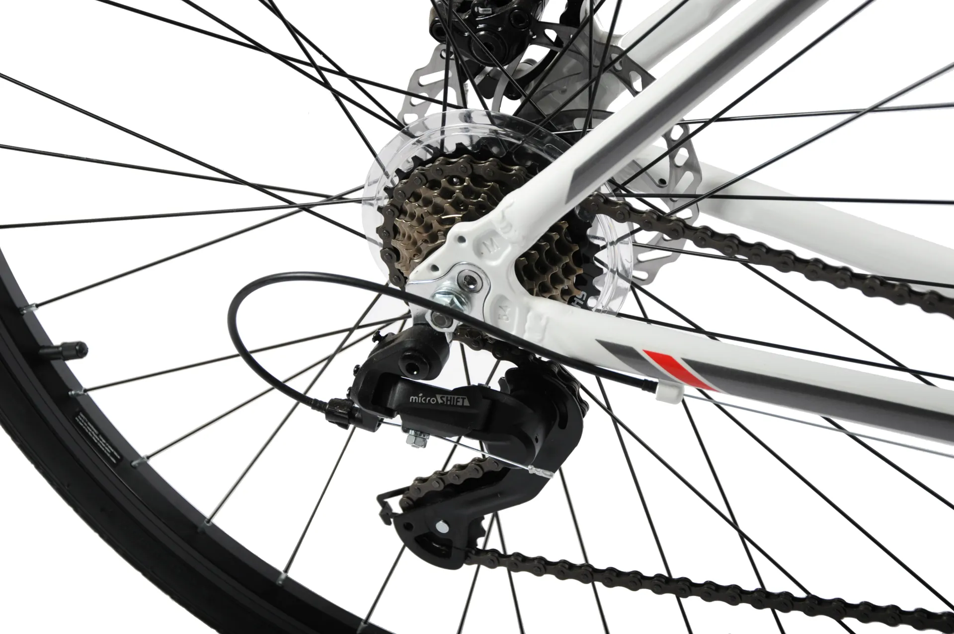 Ammaco Ridgeway 700c Sports Hybrid Bike White