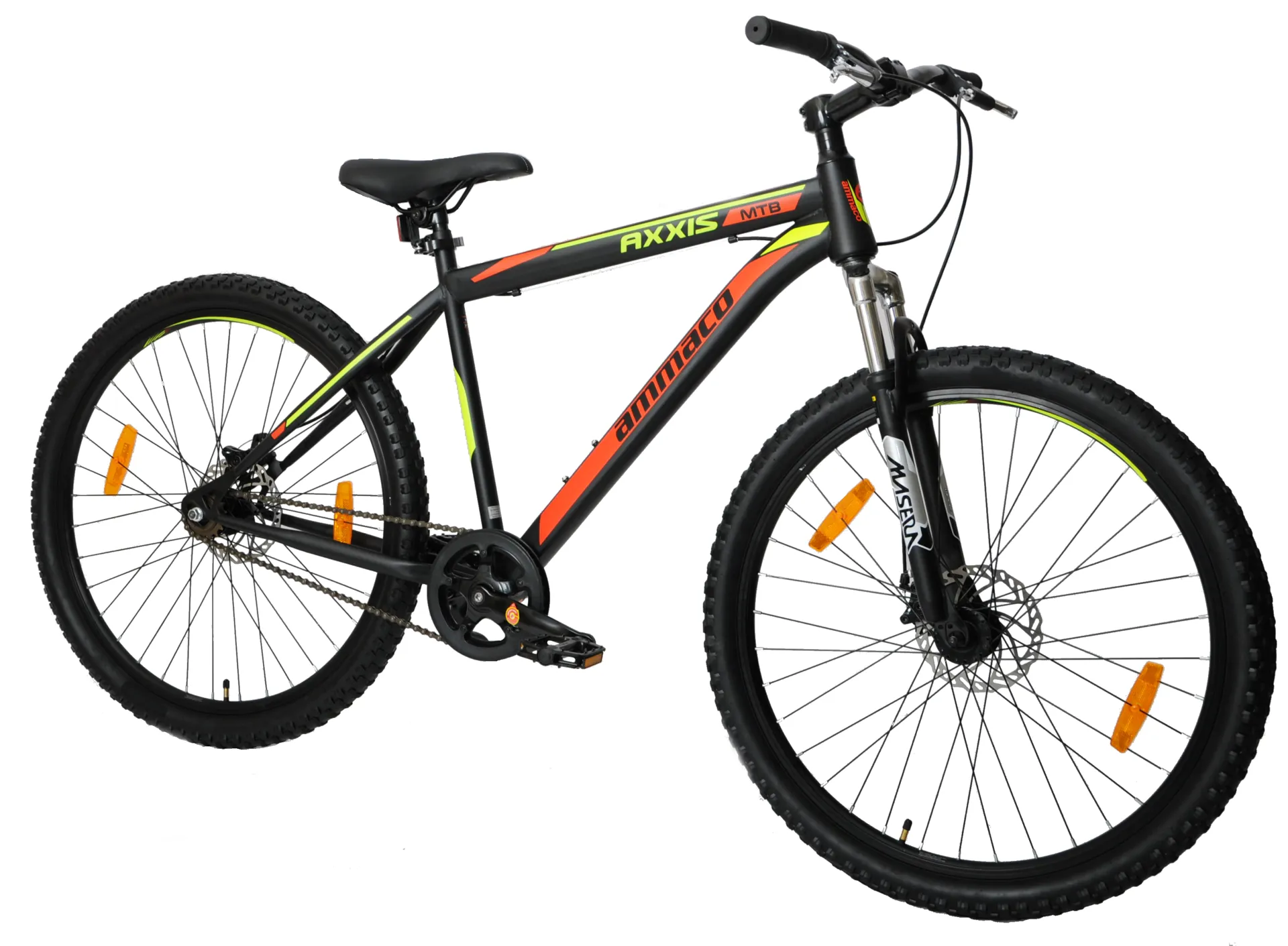 Ammaco Axxis 27.5 Mountain Bike Black and Orange