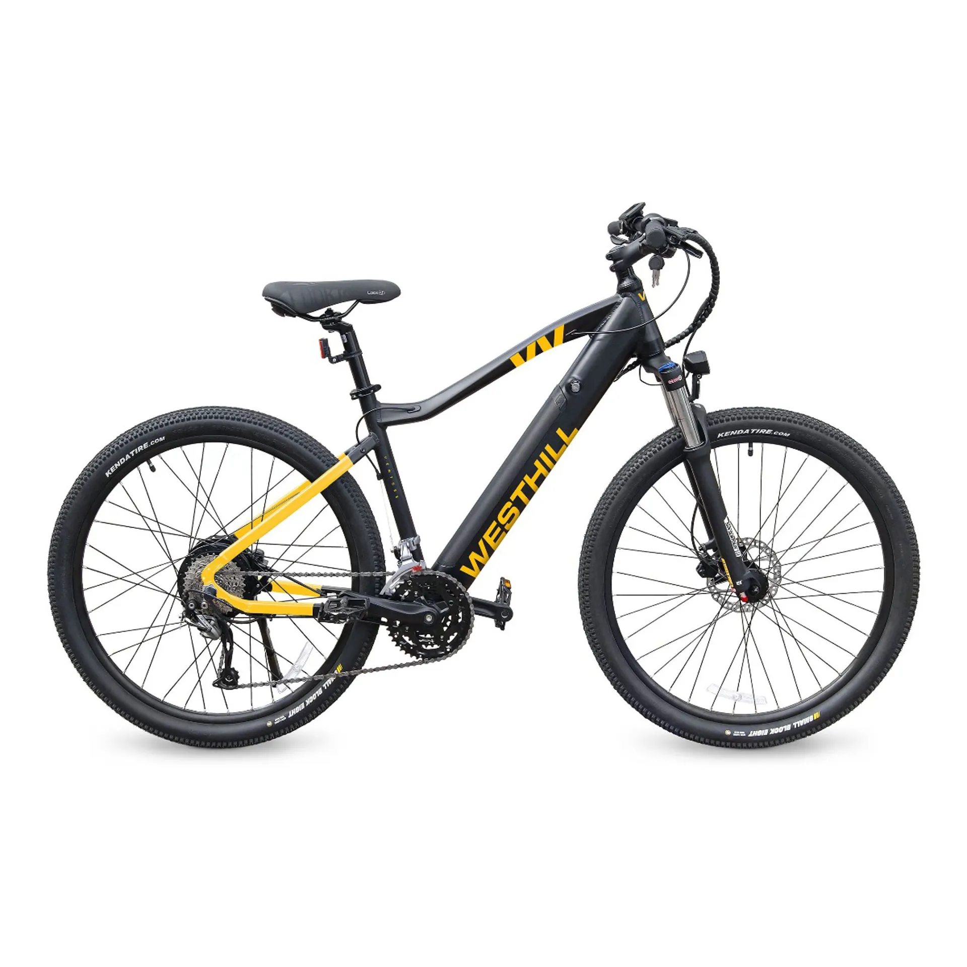 Westhill Venture 27.5 Inch Wheel E-Bike Black/Yellow