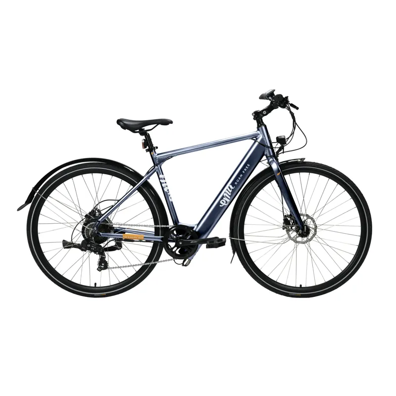EMU Evo Crossbar 700c Wheel Electric Bike Metallic Blue