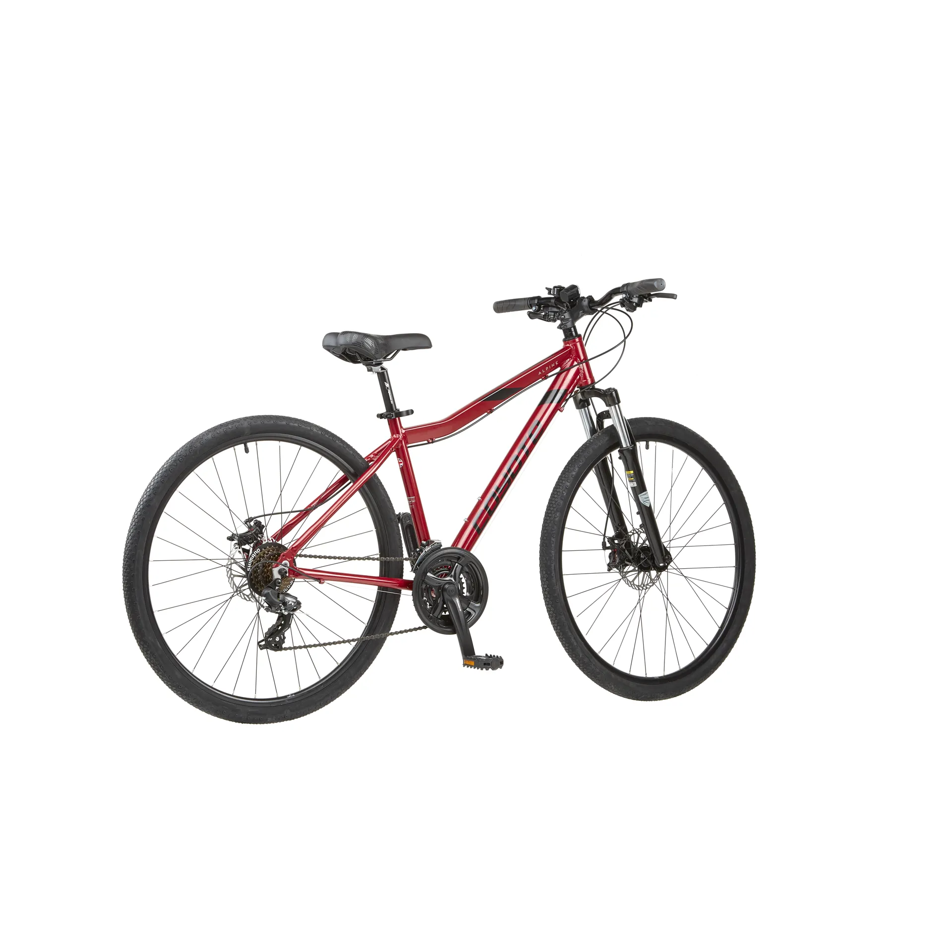 Coyote Alpine 700c Sports Hybrid Bike Red