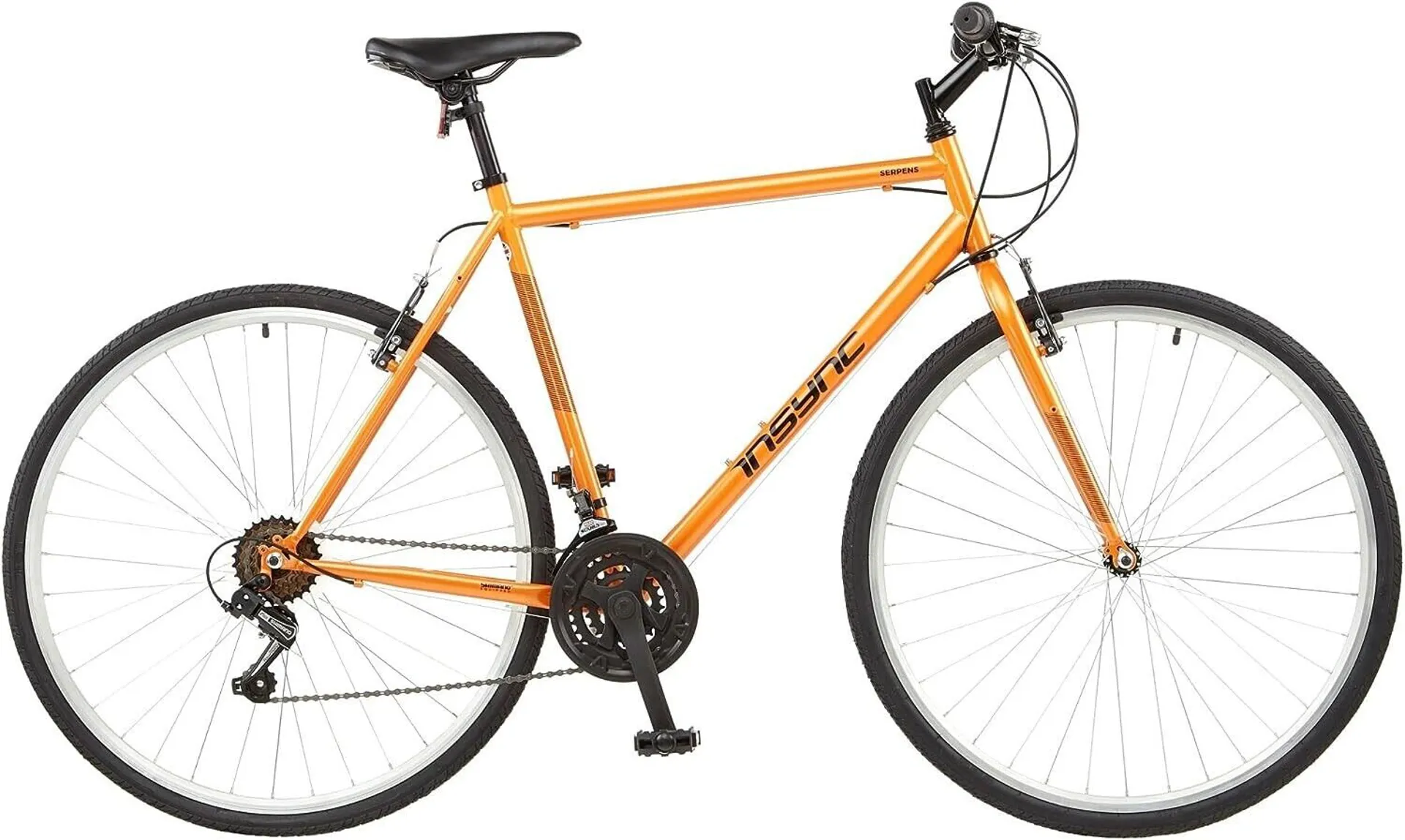 InSync Serpens 700c Commuter Hybrid Bike Orange