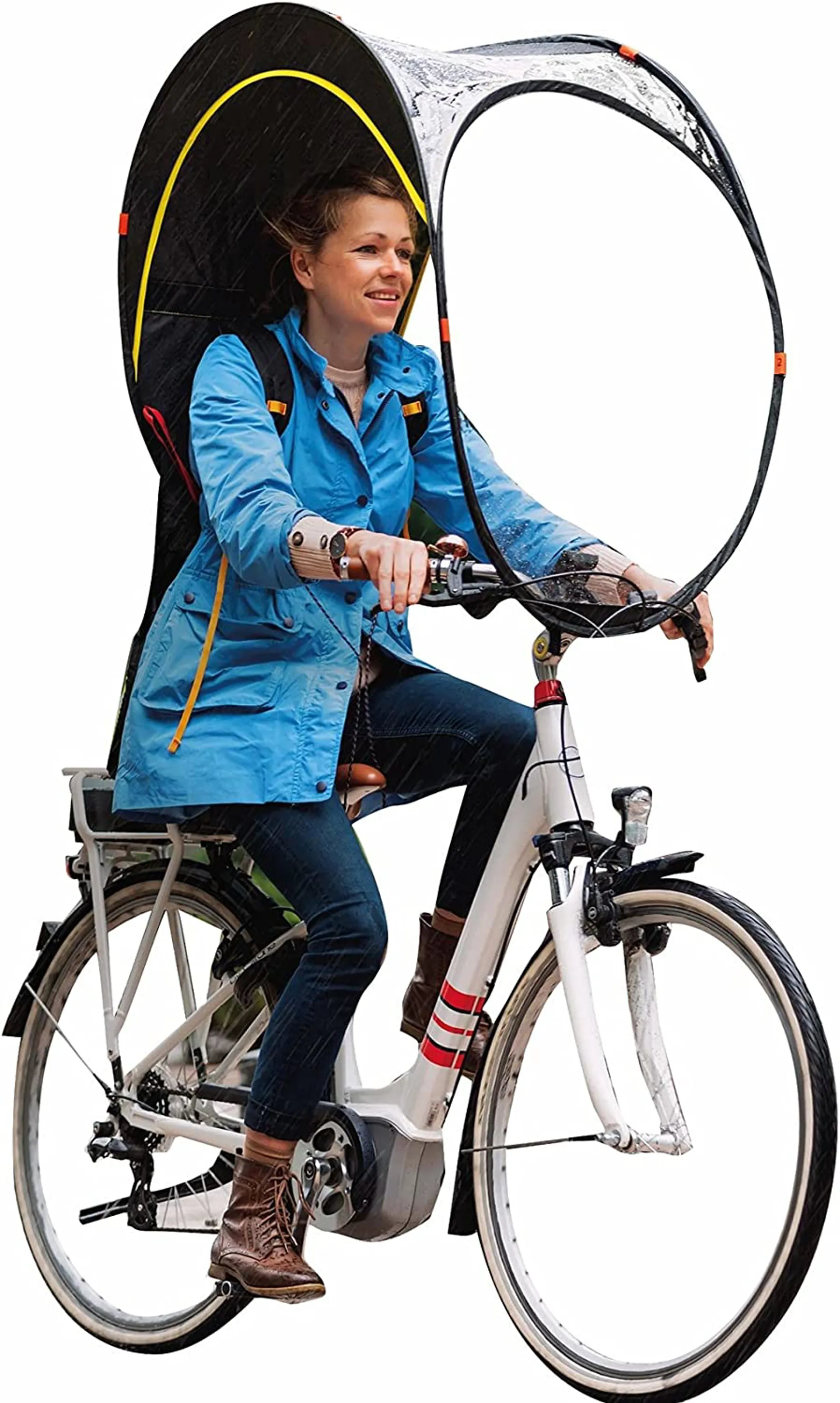 Bub-Up Bike Umbrella Cover Black Yellow