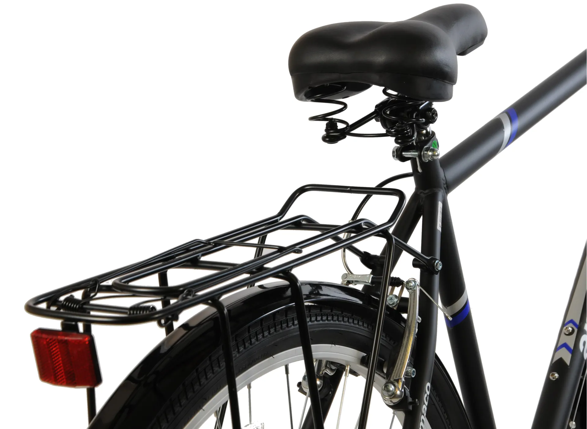 Ammaco Madrid 700c Commuter Hybrid Bike Black