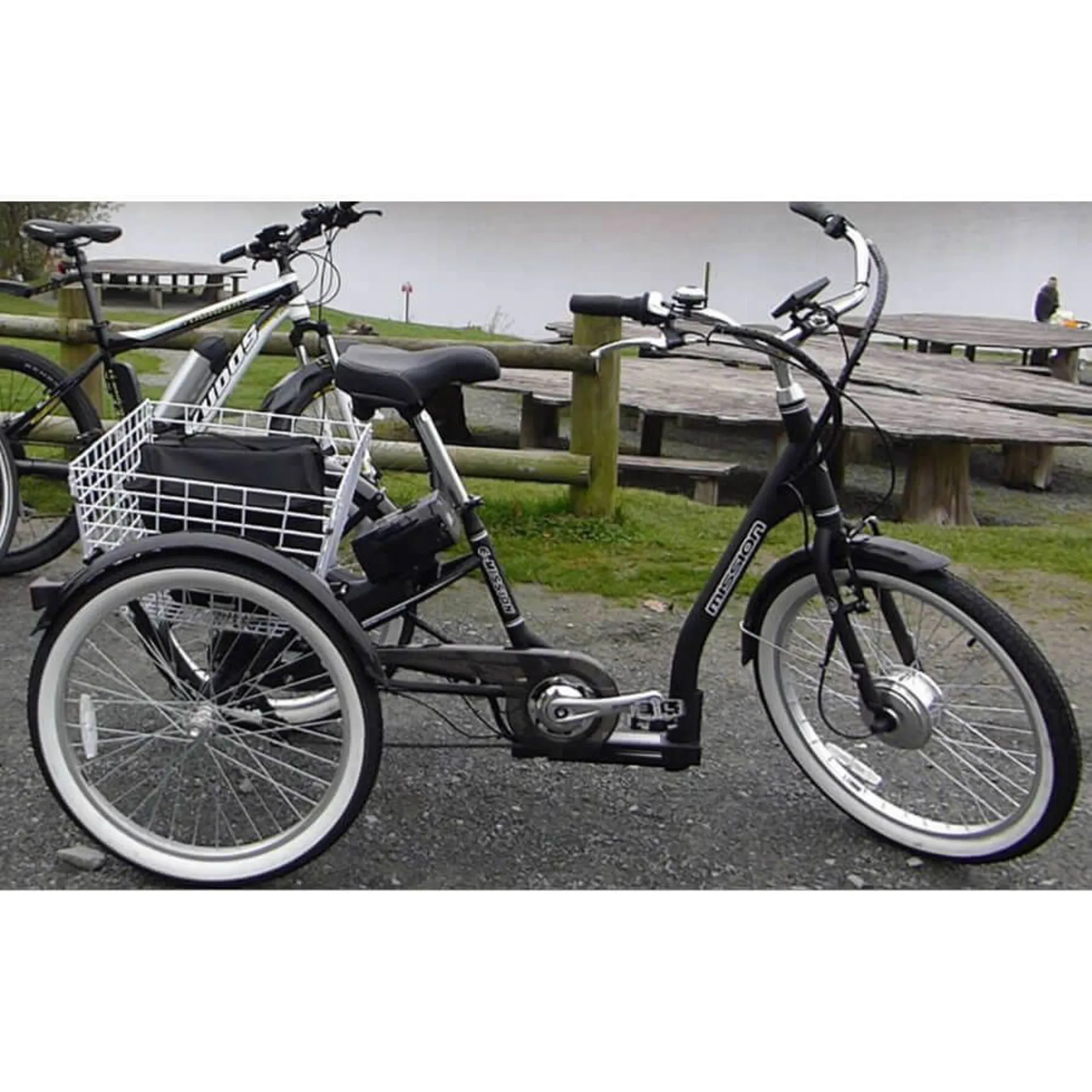 Mission E-Mission 26 Inch Electric Adult Tricycle Black