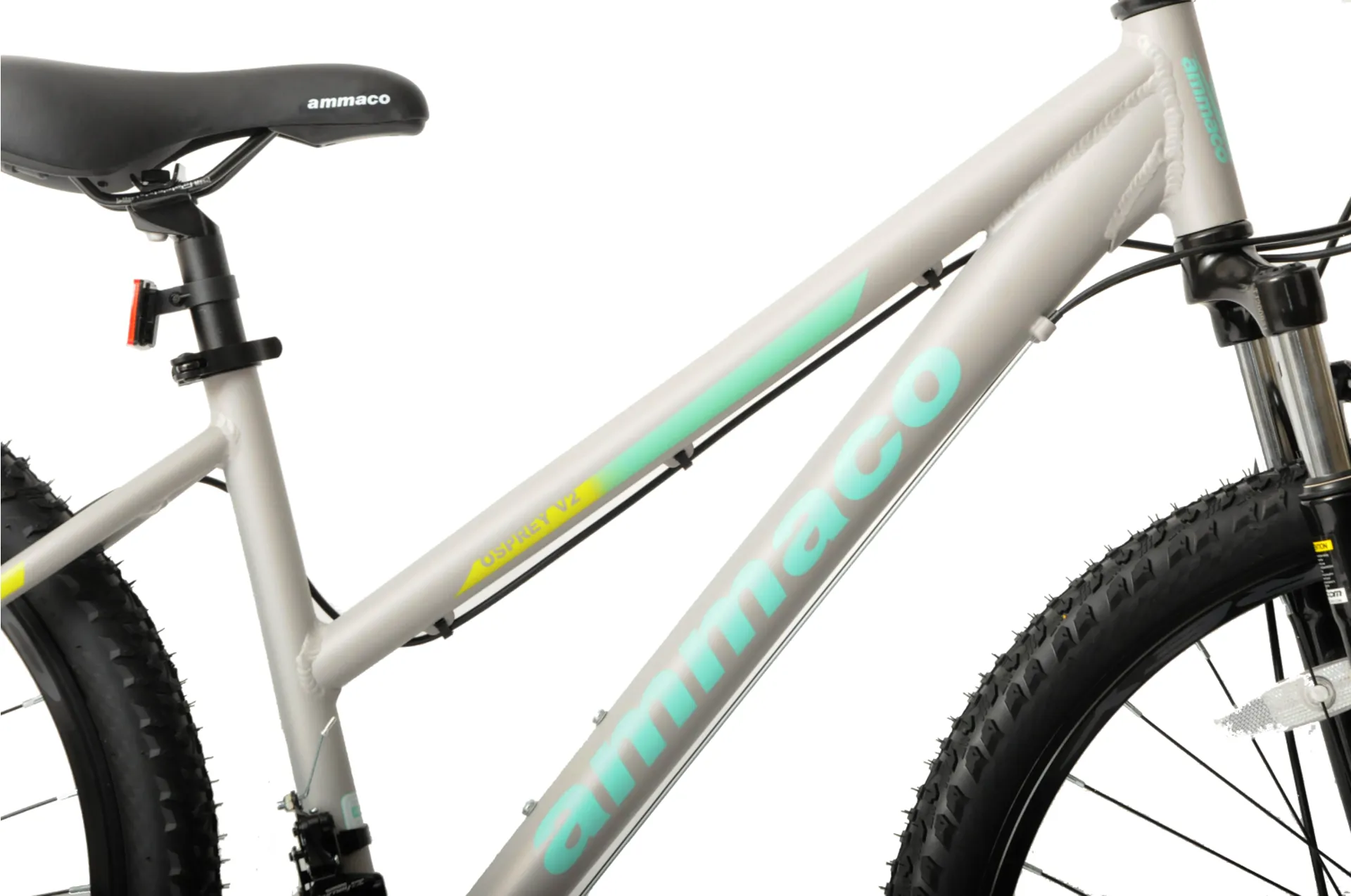 Ammaco Osprey V2 27.5 Mountain Bike Grey and Green