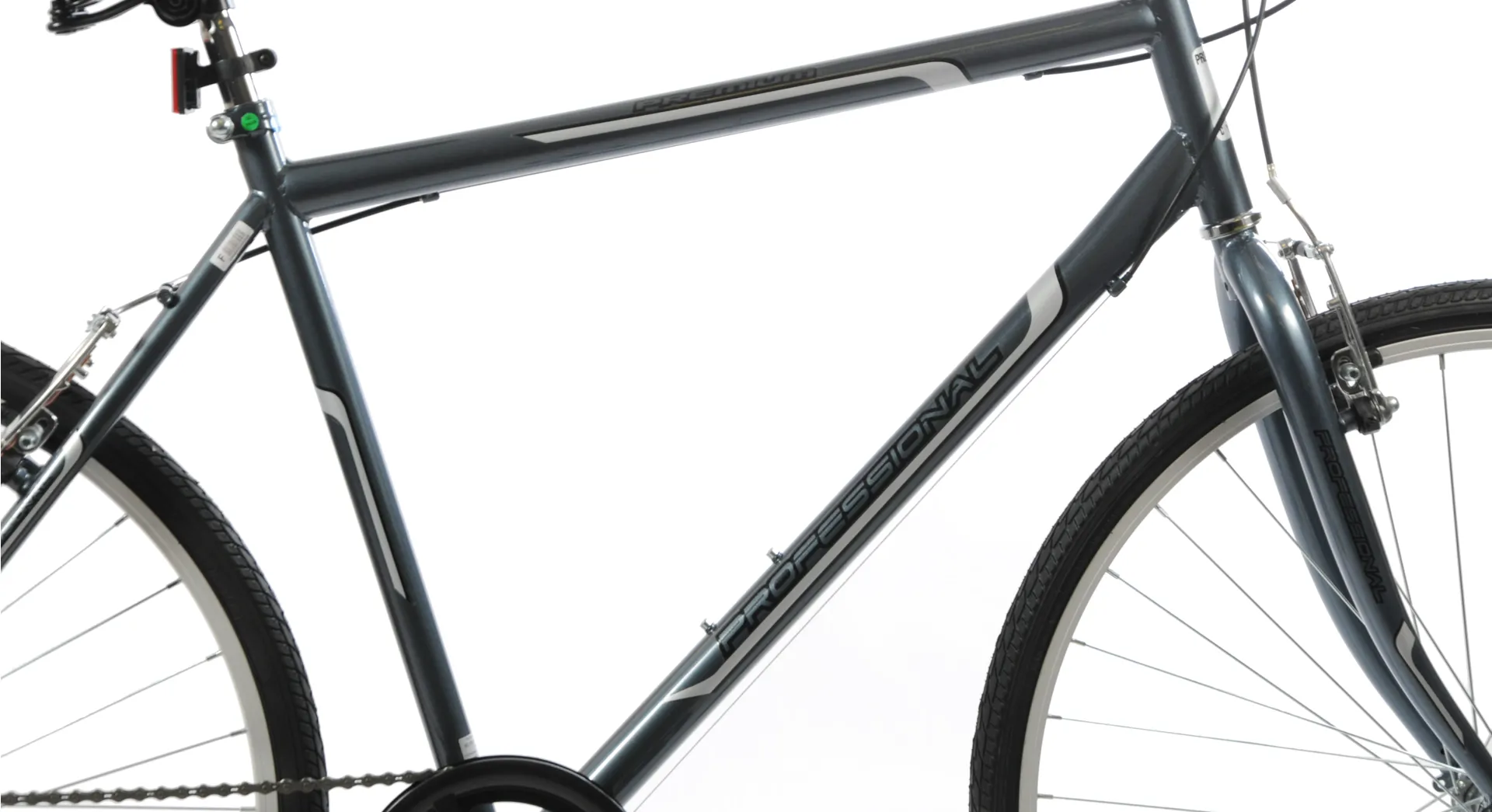 Professional Premium 700c Commuter Hybrid Bike Grey