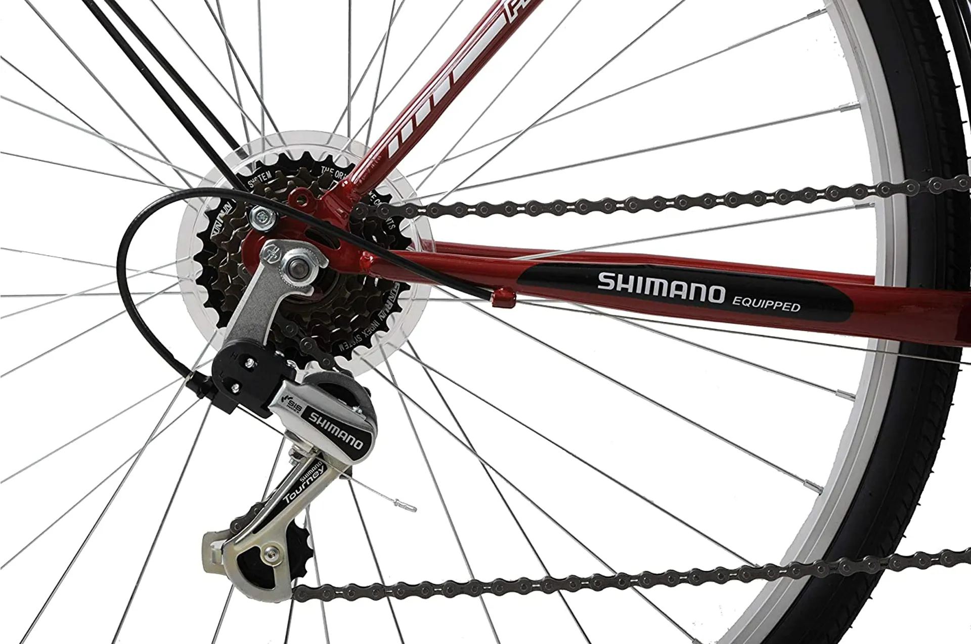 Professional Metropolitan 700c Commuter Hybrid Bike Maroon