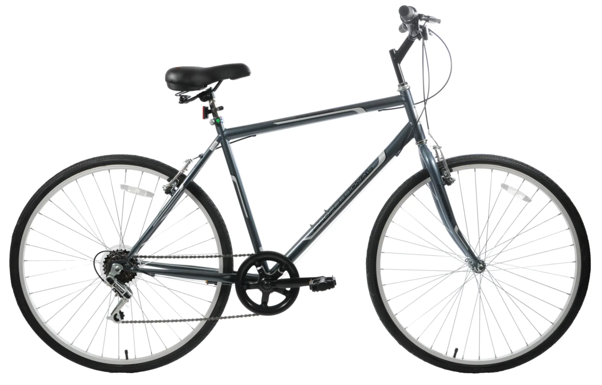 Professional Premium 700c Commuter Hybrid Bike Grey