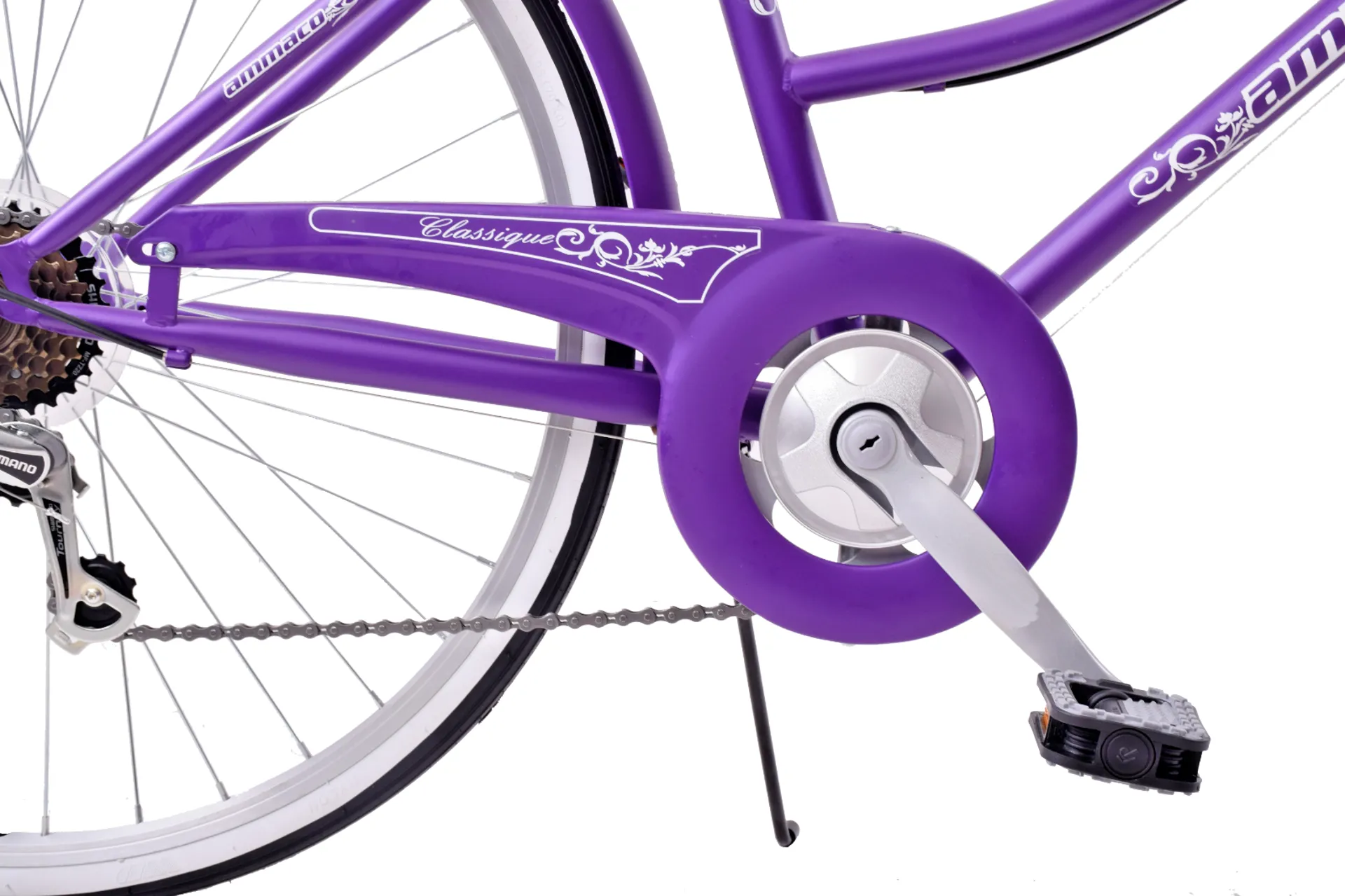 Ammaco Classique 26 Inch Dutch Lifestyle Bike Purple